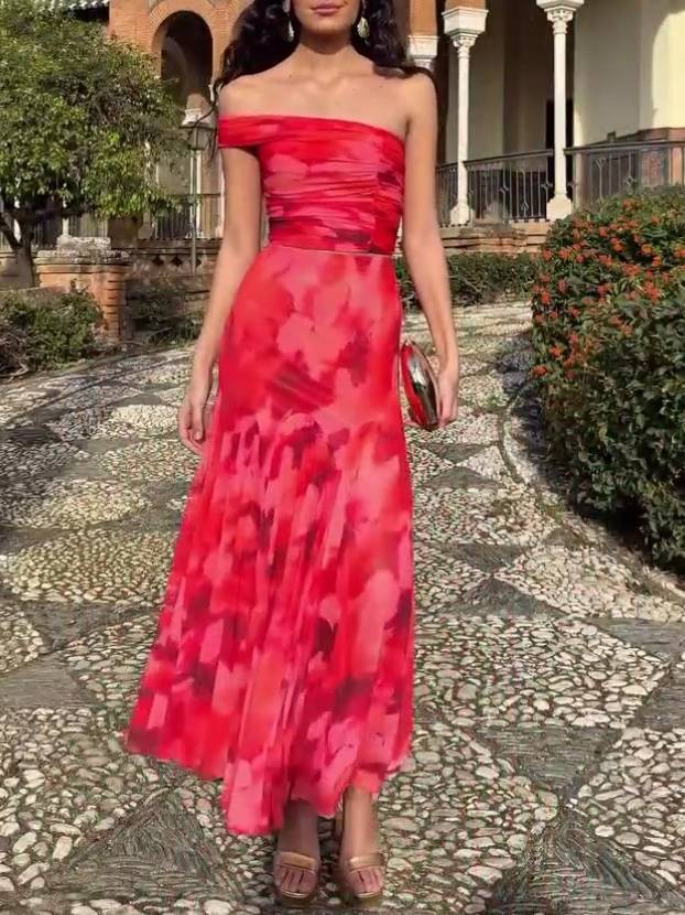 Yara | Red Two-Piece Set – Mae London