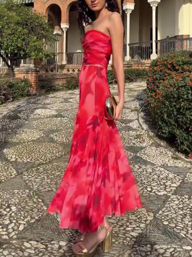 Yara | Red Two-Piece Set – Mae London